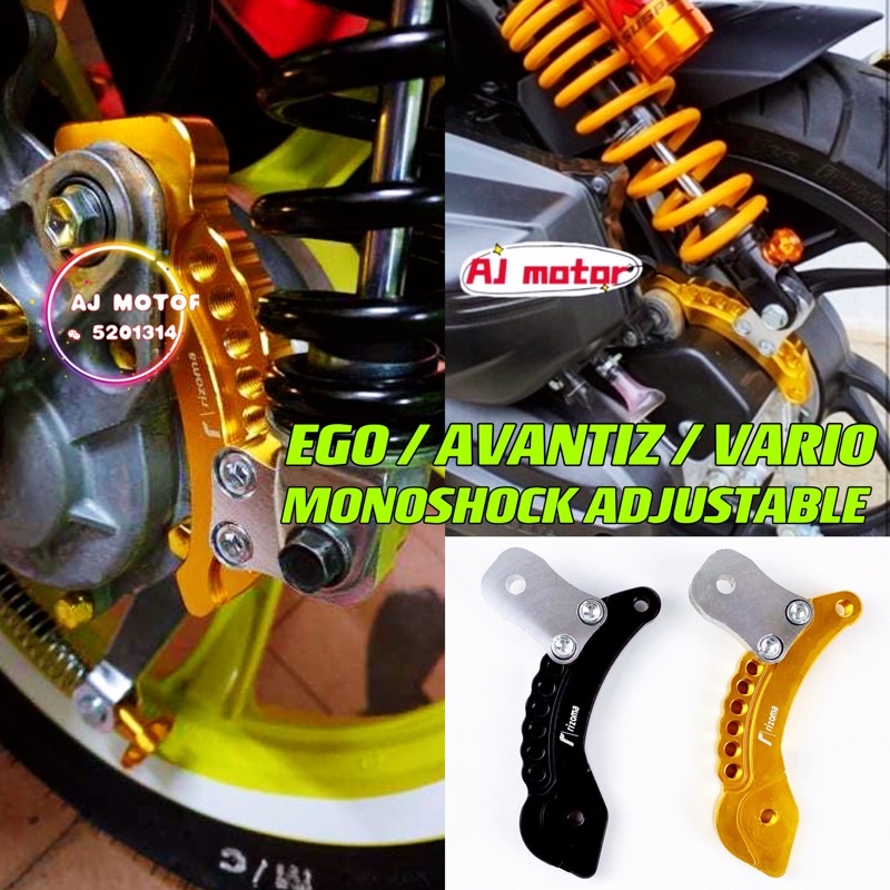 EGO AVANTIZ VARIO150 MONOSHOCK ABSORBER ADJUSTABLE BRACKET TAPAK EGO'S ...