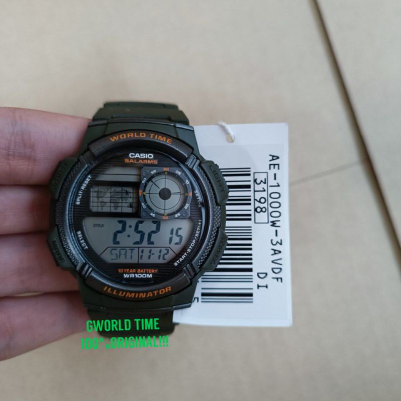 CASIO AE-1000W-3A/AE-1000W-3AVDF/AE-1000W/AE1000W | Shopee Malaysia