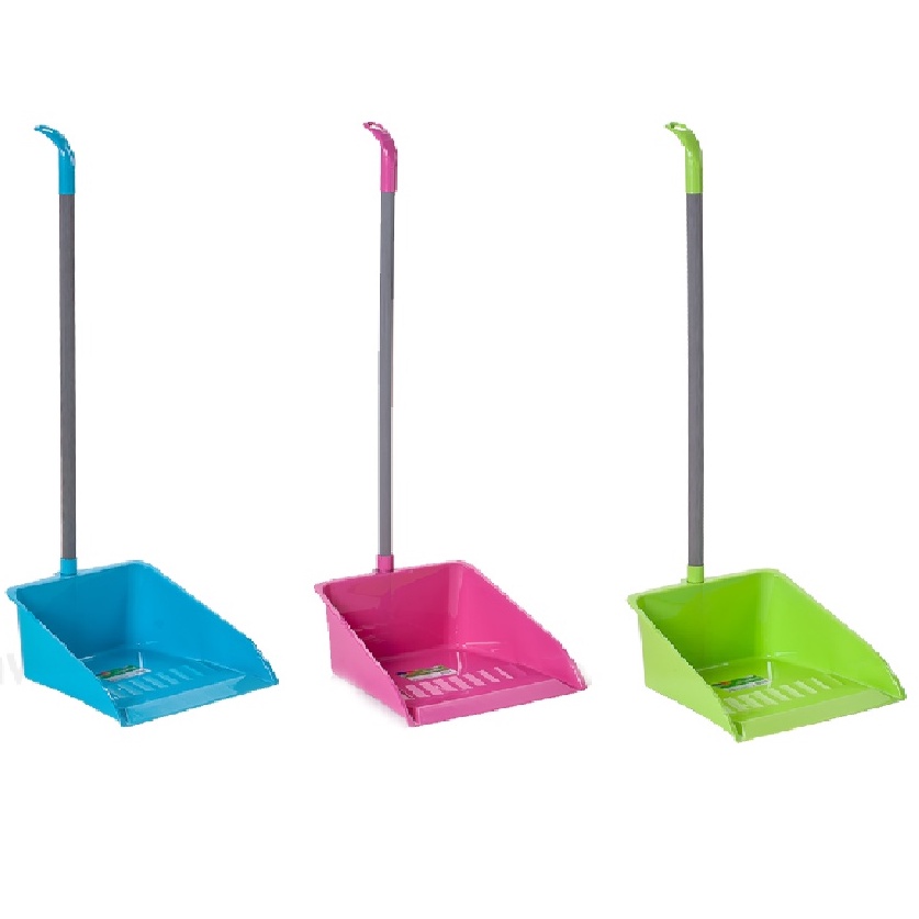 E-179 Elianware Plastic Dustpan With Handle 28x26x80cm Dust Pan With ...