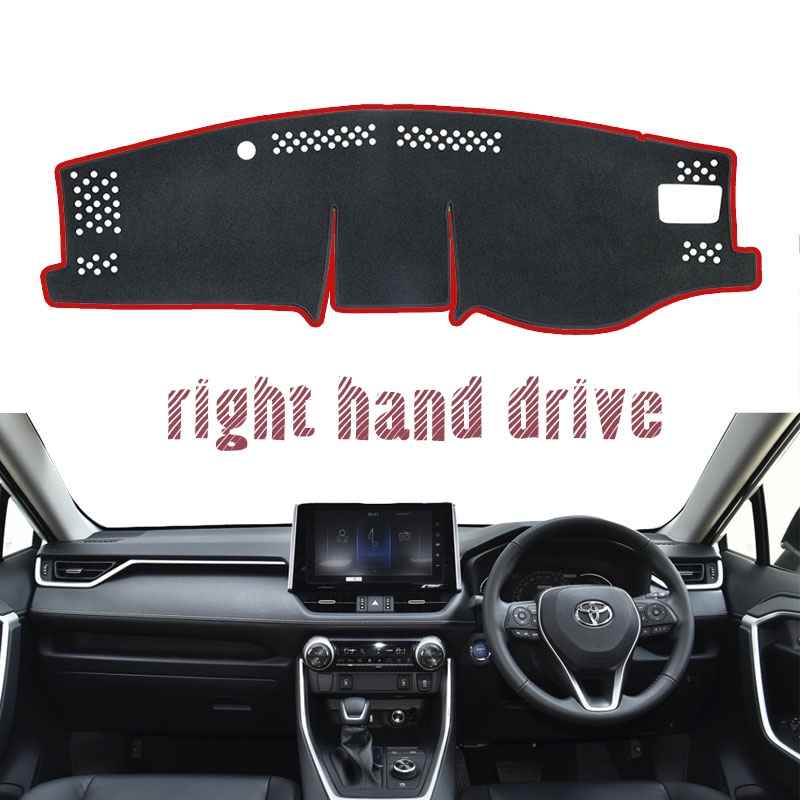 Car Dashboard Dash Mat Rug Cover Sunshade Carpet for Toyota Rav4 XA50 ...