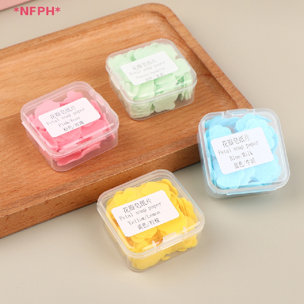 NFPH> Paper Cleaning Soaps Portable Hand Wash Soap Papers Travel ...