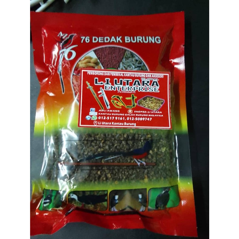 76 dedak burung Li Utara Makanan burung murai | Shopee Malaysia