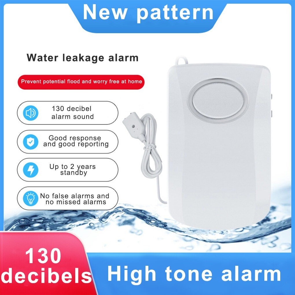 Water Leak Alarm Flood Level Overflow Detector Sensor Alert Home ...