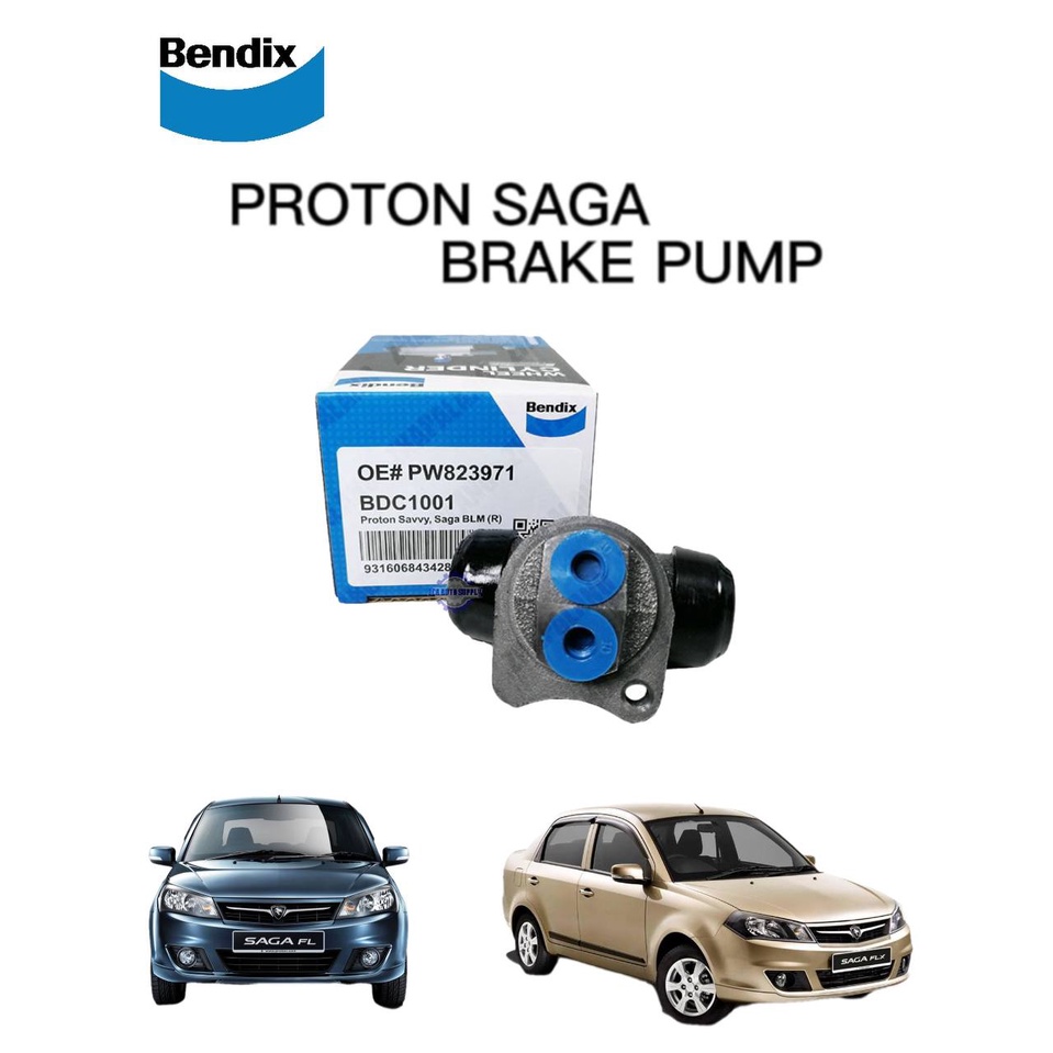 Proton Saga BLM FL FLX Rear Brake Pump - BENDIX - BDC1001 | Shopee Malaysia