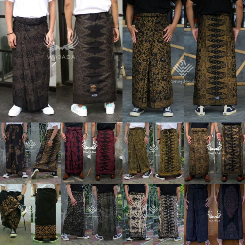 Men's BATIK SARONGS NEWEST AND RECENT MOTIFS ORIGINAL PEKALONGAN ...