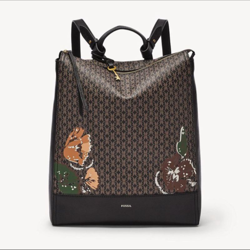 Fossil Elina FREE PAPERBAG convertible backpack original 100% | Shopee ...