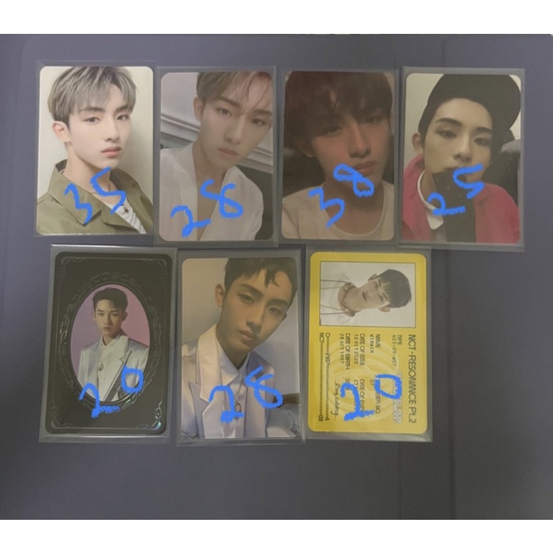 NCT WAYV 127 WINWIN PHOTOCARD CIRCLE CARD | Shopee Malaysia