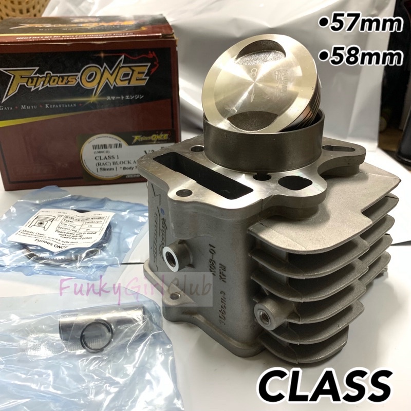 57mm 58mm BLOCK RACING EX5 CLASS V2 model Body 79mm Skim Tingkat KFM ...