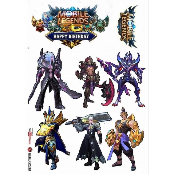 MOBILE LEGENDS TOPPER CAKE MURAH | Shopee Malaysia