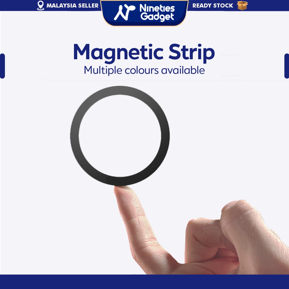 Magnetic Strip Silicone Ring Sticker for iP 14 13 12 11 Pro Max Plus ...