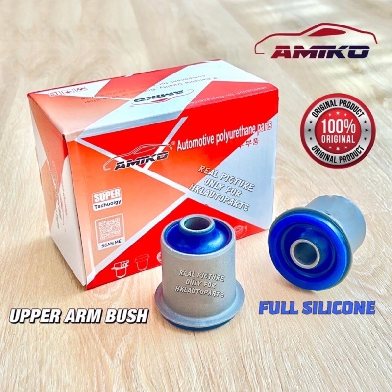 100% ORIGINAL AMIKO FRONT SILICONE UPPER ARM BUSH TOYOTA HILUX KUN25 ...