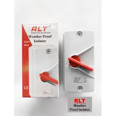 RLT 20A/35A/63A 440VAC Weatherproof Isolator Surface Mounted | Shopee ...