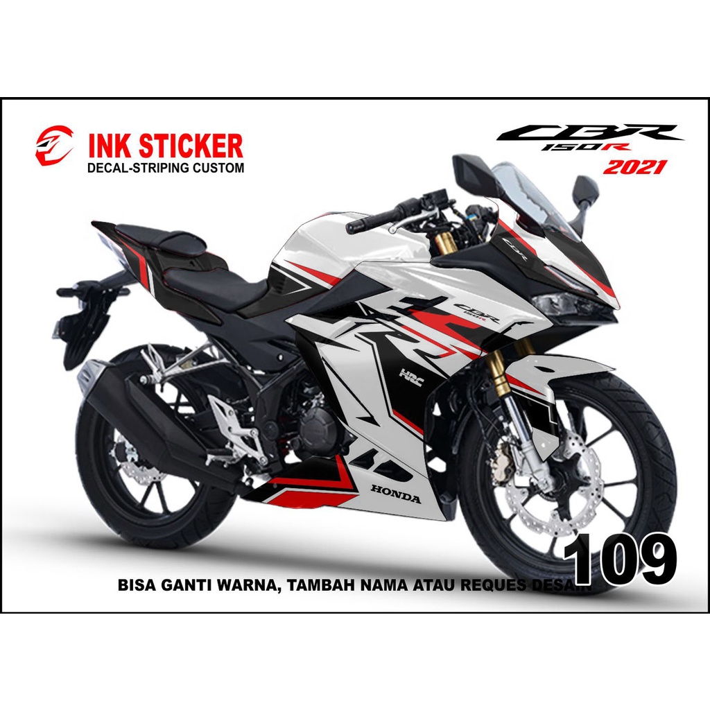 All New CBR 150 R 2021, 2022 Full Body Design Decal Sticker | Shopee ...