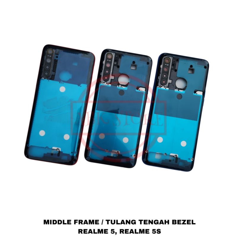 Middle FRAME - CENTRAL BONES BAZEL BEZEL REALME 5 / REALME 5S | Shopee ...