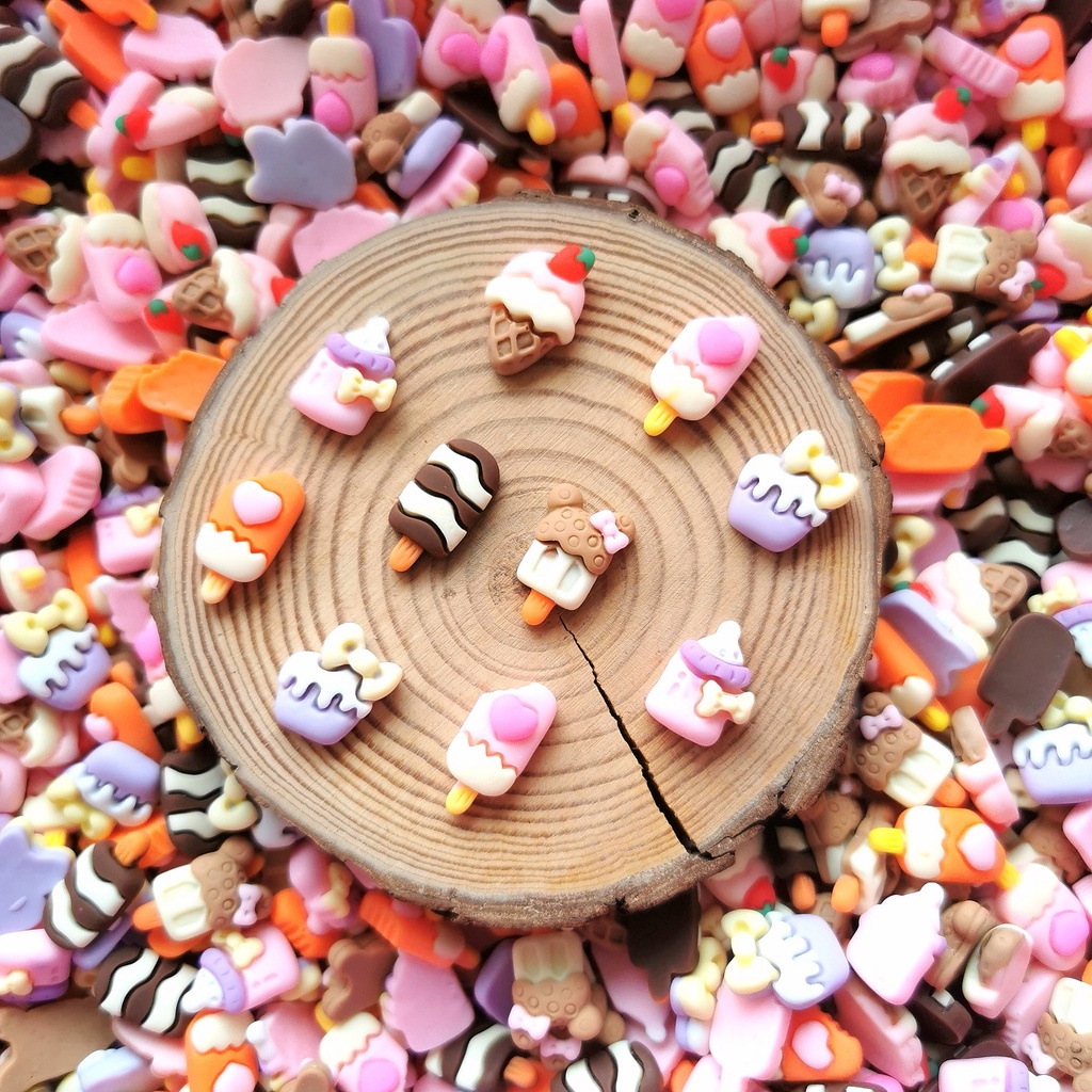 Mini Sweety Flatback Resin Charms 10pcs in pack | Shopee Malaysia