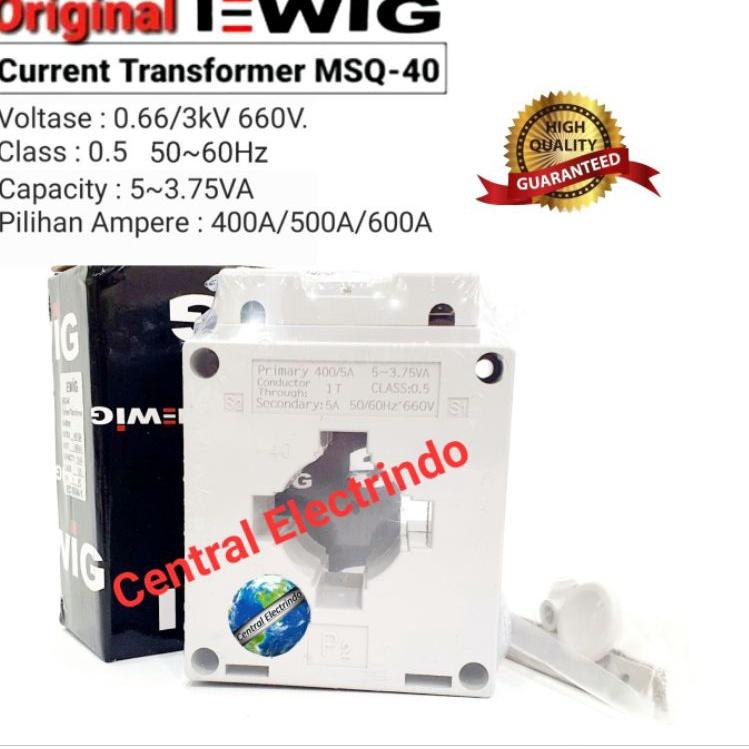 Now Shipping Current Transformer CT MSQ-40 400A~600A/5A EWIG. | Shopee Malaysia