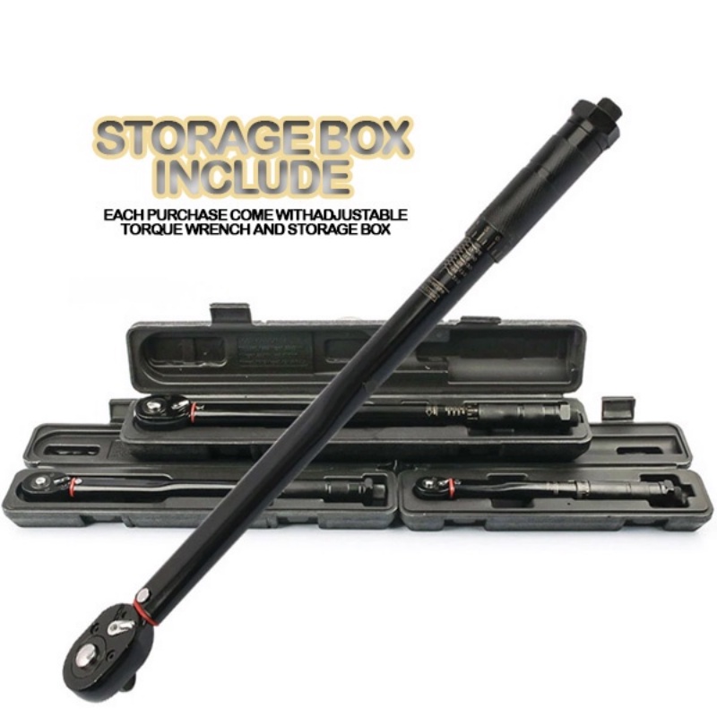 19-110Nm 28-210Nm CR-V Box Socket Torque Wrench 1/2" & 3/8" & 1/4" Inch ...