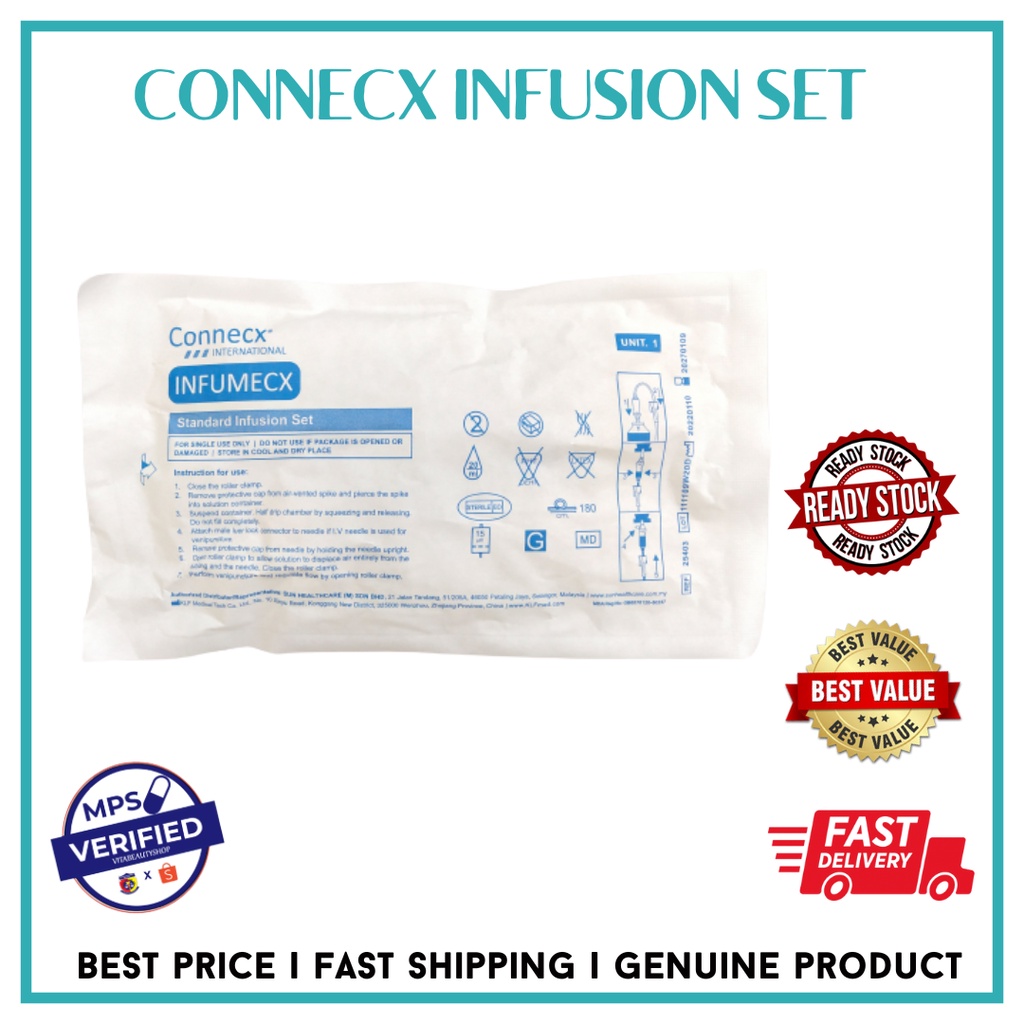 Connecx Infumecx Infusion Set 1pc (without needle) | Shopee Malaysia