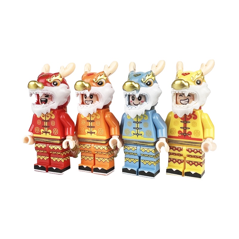 CNY Gift Dance Lion Minifigures Chinese Style Toys New Year Gifts ...