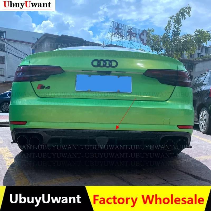 For A4 B9 S4 Style Rear Bumper Lip Diffuser Spoiler For Audi A4 B9 ...