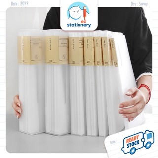 🇲🇾 Ready Stock A4 Transparent Pocket Clear Book Clear Holder File ...