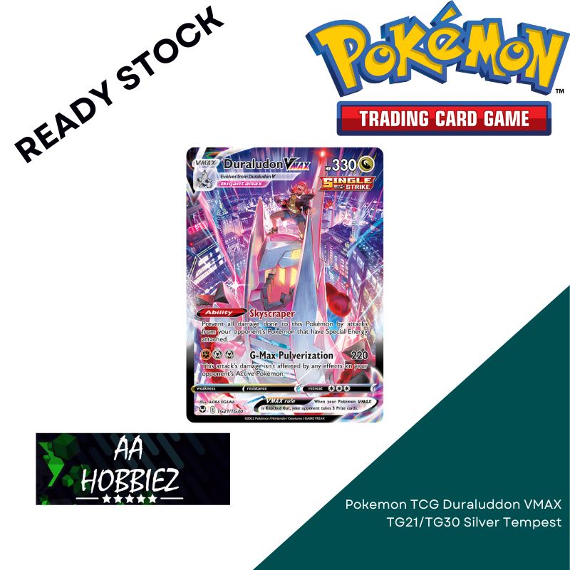Pokemon TCG Duraludon VMAX TG21/TG30 Silver Tempest | Shopee Malaysia