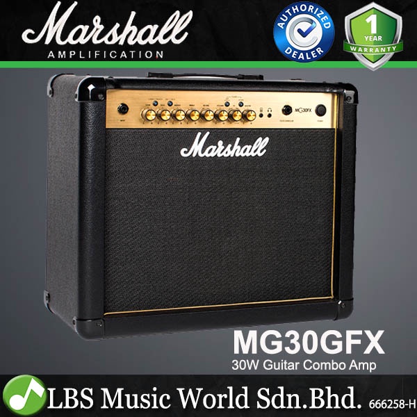 Marshall MG30GFX 30W Electric Guitar Amp Combo Amplifier (MG30 MG30G ...