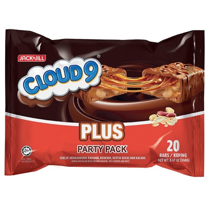 Cloud 9 Classic / Plus Party Pack / Fruit & Nut / Caramel Nut Crisp ...