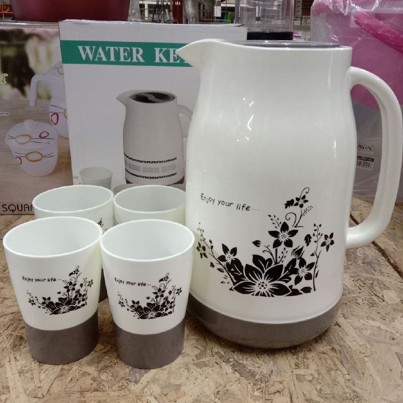 5PCS JUG AIR PLASTIK ( CORAK BARU ) | Shopee Malaysia