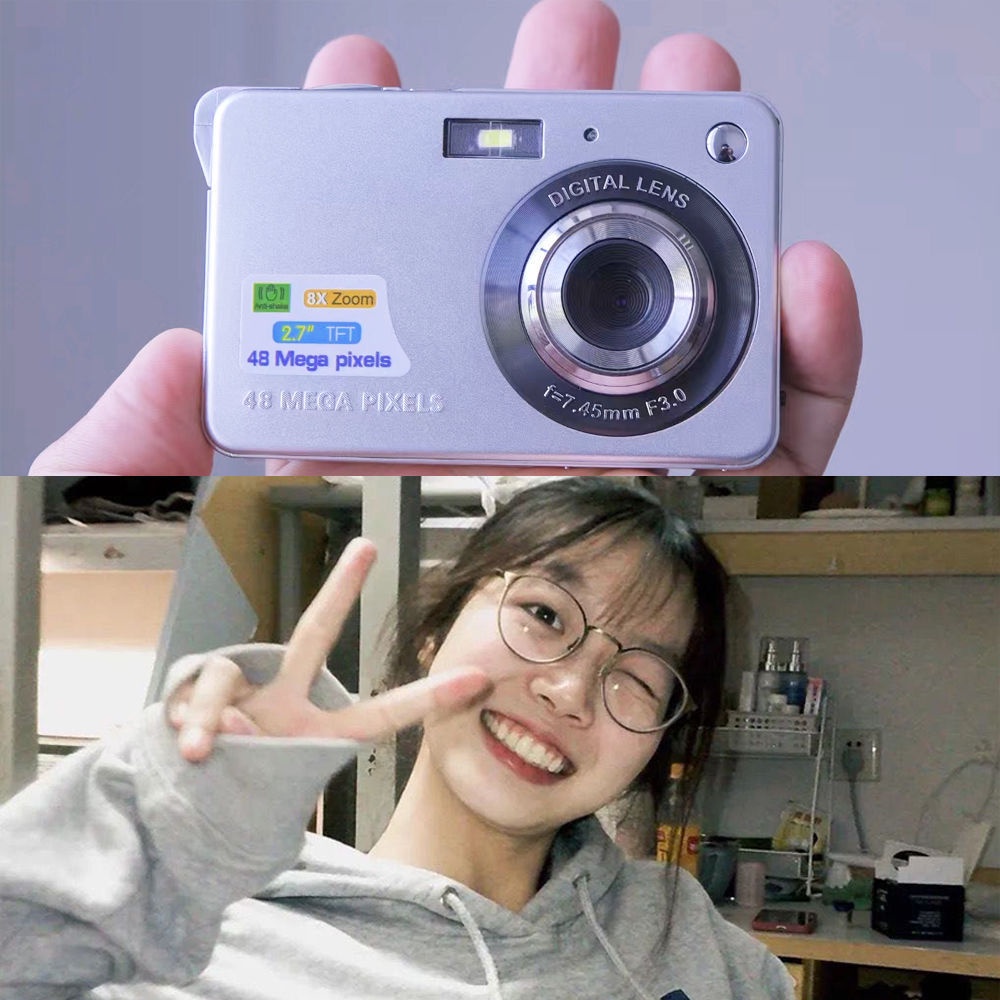 【spot goods】4800w small high-definition digital camera DV pixels4800W Pixel Student Entry-Level ...