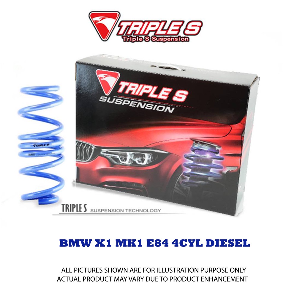 BMW X1 MK1 E84 4CYL DIESEL- Triple S Lowering Sport Spring | Shopee ...