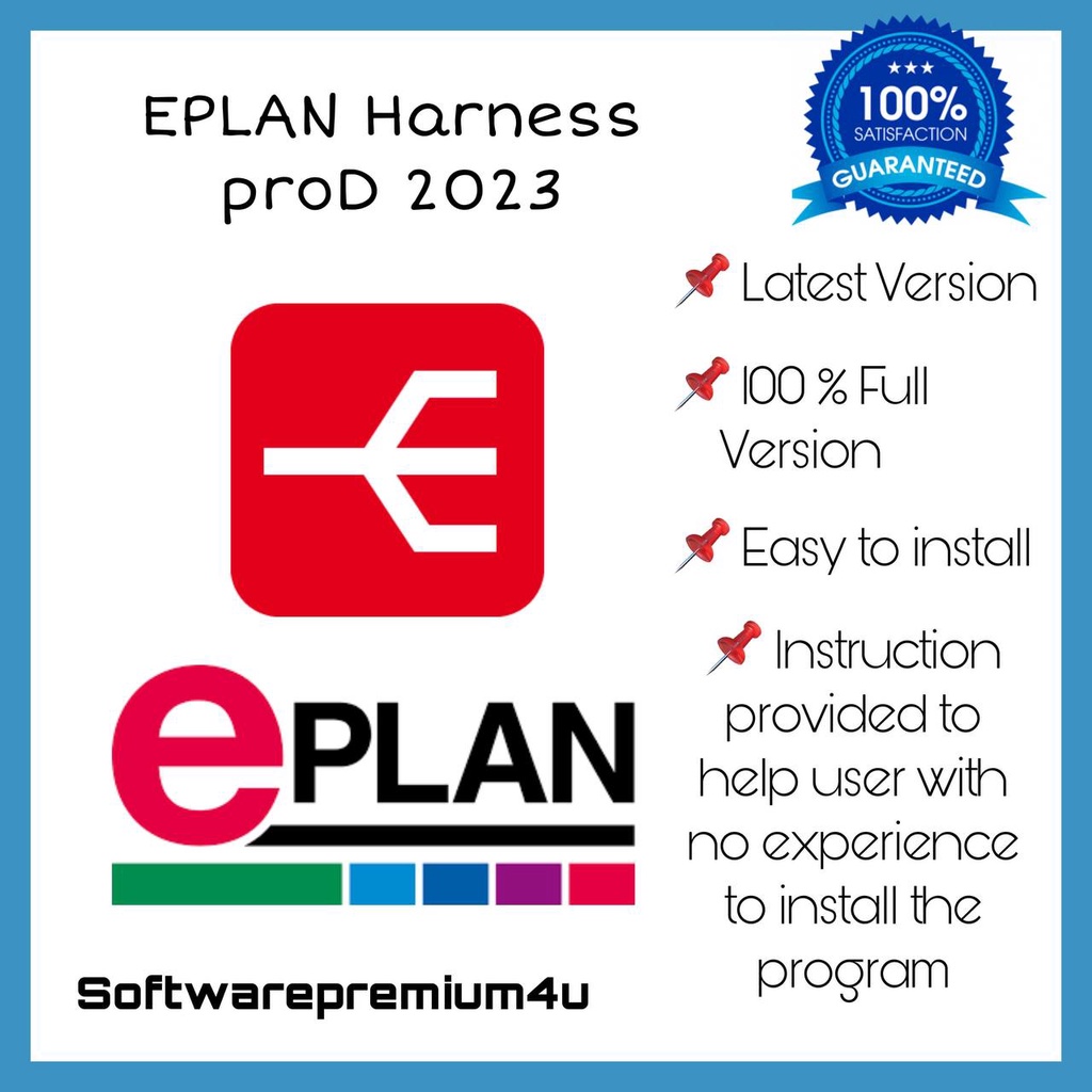 🔥【 Latest 】🔥 EPLAN Harness proD 2024 | 2023 | 2.9 | Shopee Malaysia