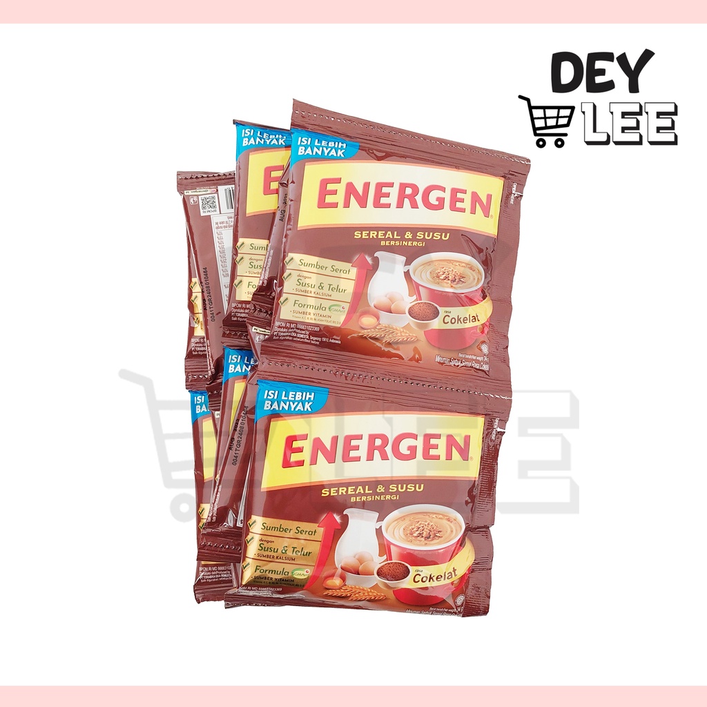 Energen Chocolate Cereal & Milk per 10 sachets Of Chocolate Powder ...