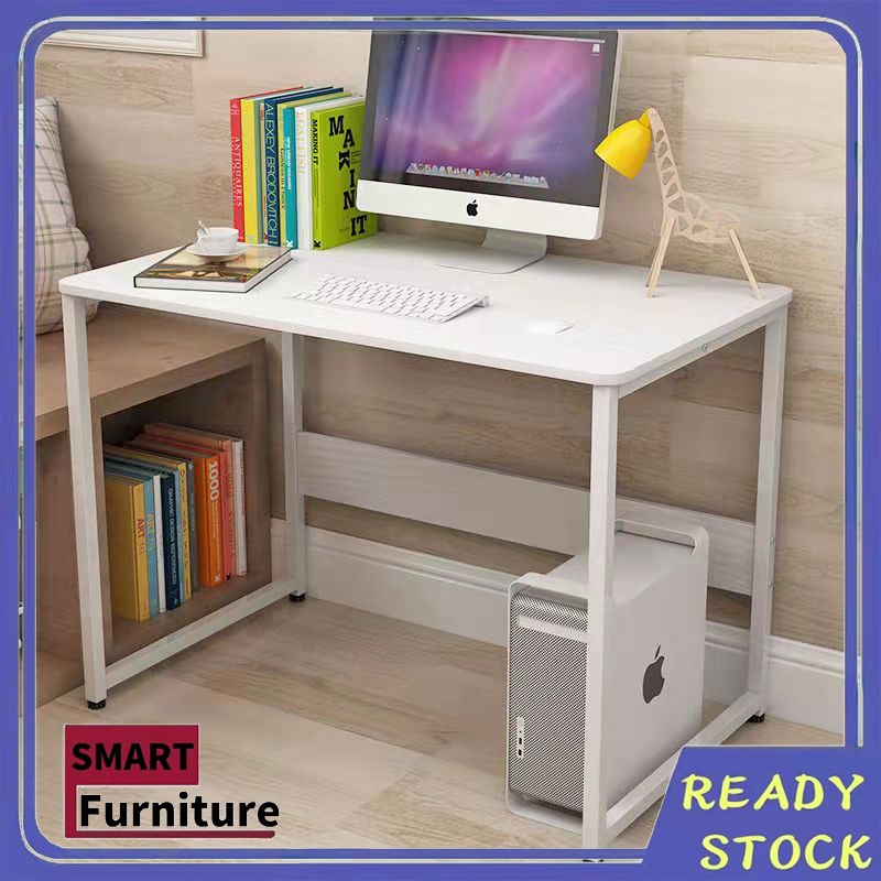 STOCKComputer Desk Minimalist style Wooden Space Saver Study home ...