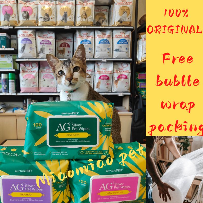 NURTURE PRO AG+PET WIPES 100PCS (NO ALCOHOL) | Shopee Malaysia