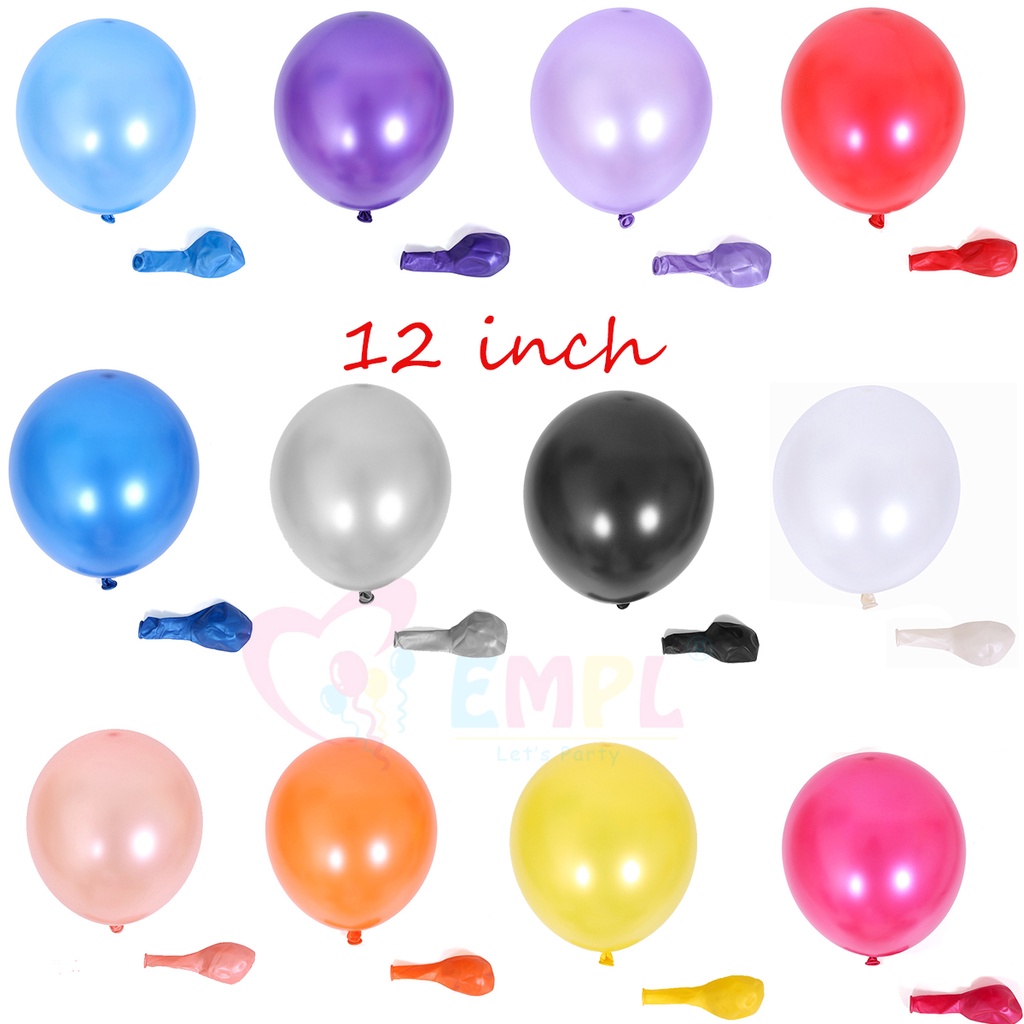 10PCS 12 Inch Pearlescent Latex Balloon 2.8g Thick Proposal Statement ...