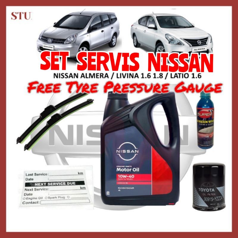 💥𝟲 𝗕𝗔𝗥𝗔𝗡𝗚💥 NISSAN ALMERA GRAND LIVINA LATIO SENTRA Engine Oil Service ...