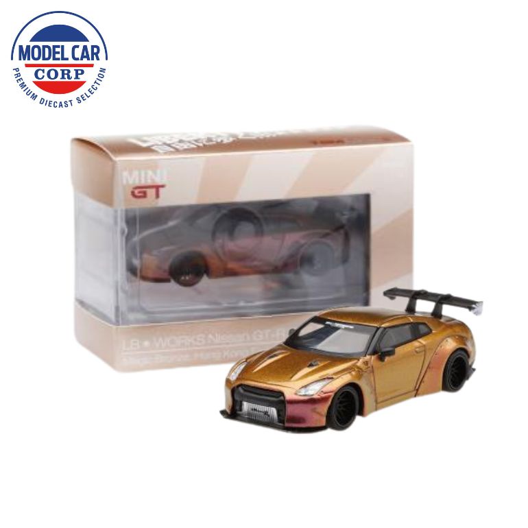 Mini GT LB★WORKS Nissan GT-R (R35) Magic Bronze MGT00033 Scale: 1/64 ...