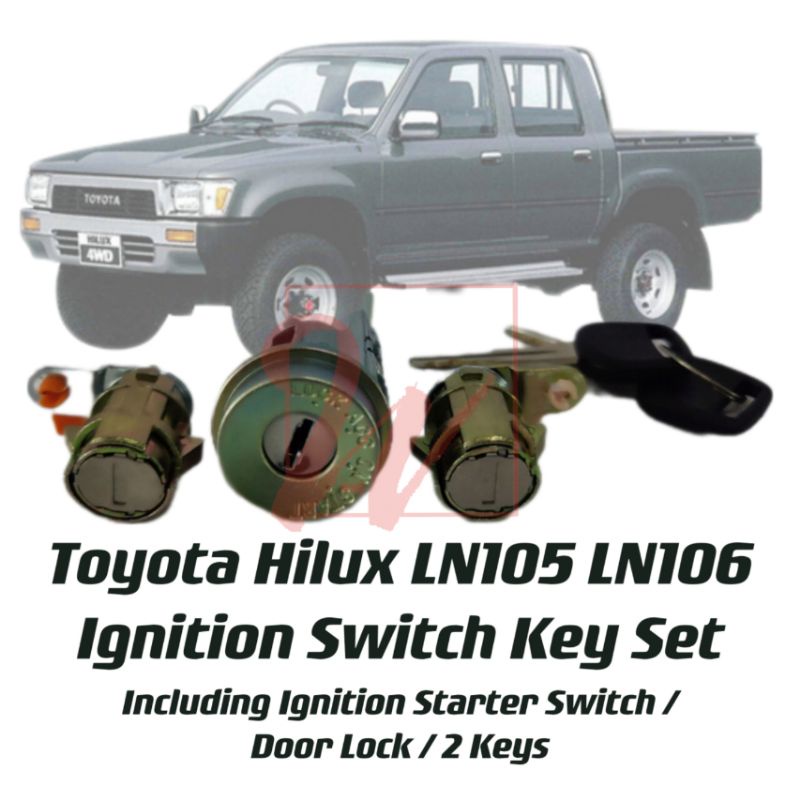 Toyota Hilux LN105 LN106 Ignition Switch Key Set New | Shopee Malaysia