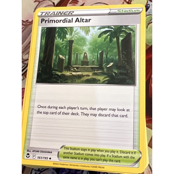 Pokemon tcg Primordial Altar - 161/195 - Uncommon Sword & Shield ...