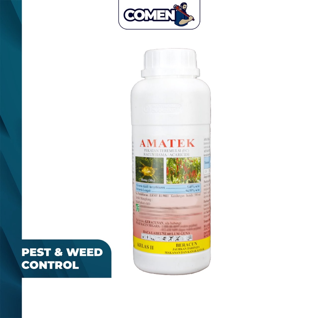 COMEN Amatek 500ML Hexythiazox 5.45% Racun Serangga Cili Penyakit Hama ...