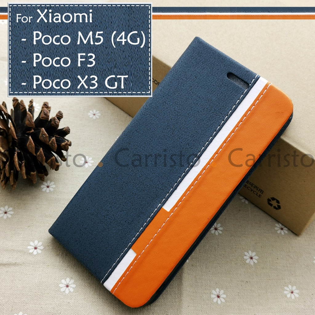 Xiaomi Poco M5 4G Poco F3 Horizon Luxury Flip Case Card Bag Cover Stand ...