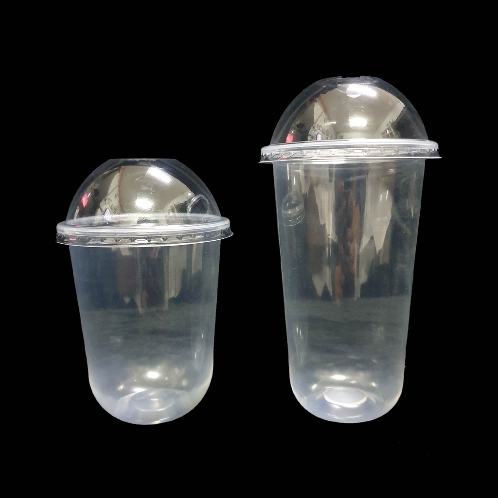 (100pcs±) 16oz/22oz Thick U Boda Tea Cup / Boba Milk Cup 500ml/700ml PP ...