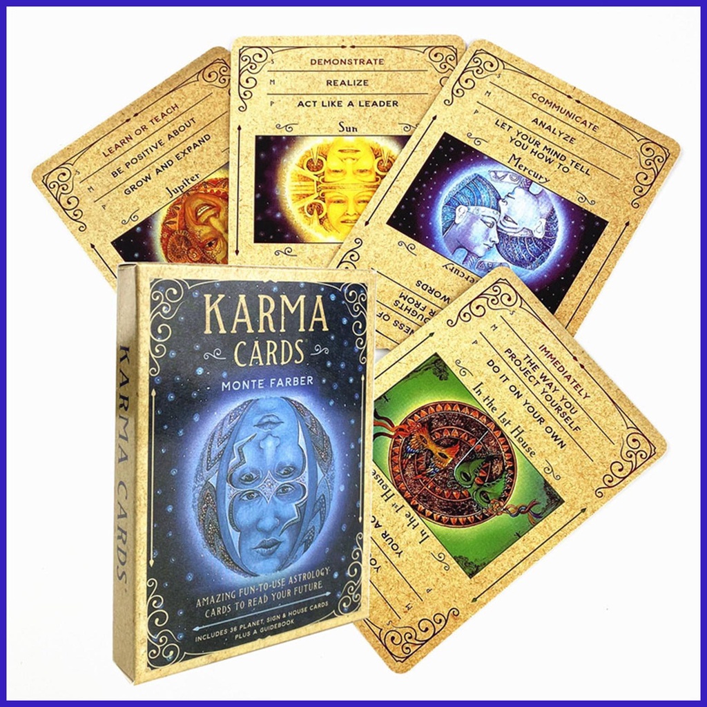 Karma Cards Tarot Cards Fortune Guidance Telling Divination Deck Board ...