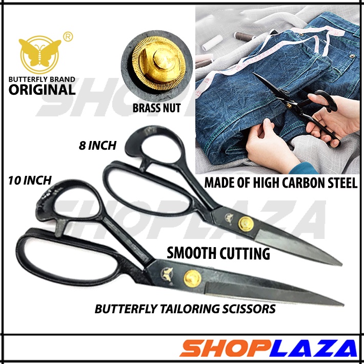 Original BUTTERFLY Tailor Scissors 8 inch or 10 inch Tailor Cloth ...
