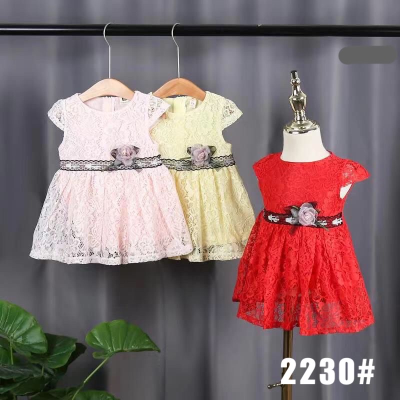 (IMPORT) Girls' PREMIUM BROKEN SHORT DRESS (CODE 2230) | Shopee Malaysia