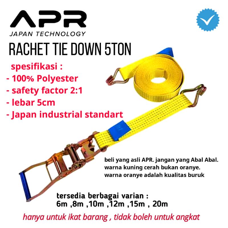 Trek belt 5ton Official Warranty 3 Years 50mm APR JAPAN Goods Strap ...