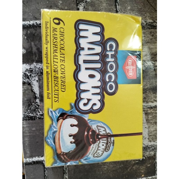 Philippine Product Choco Mallows Chocolate Covered Marshmallow Biscuit ...