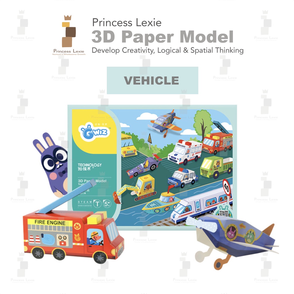 Princess Lexie 3D Paper Model | 3D Folding Paper Craft | Origami | Cut ...