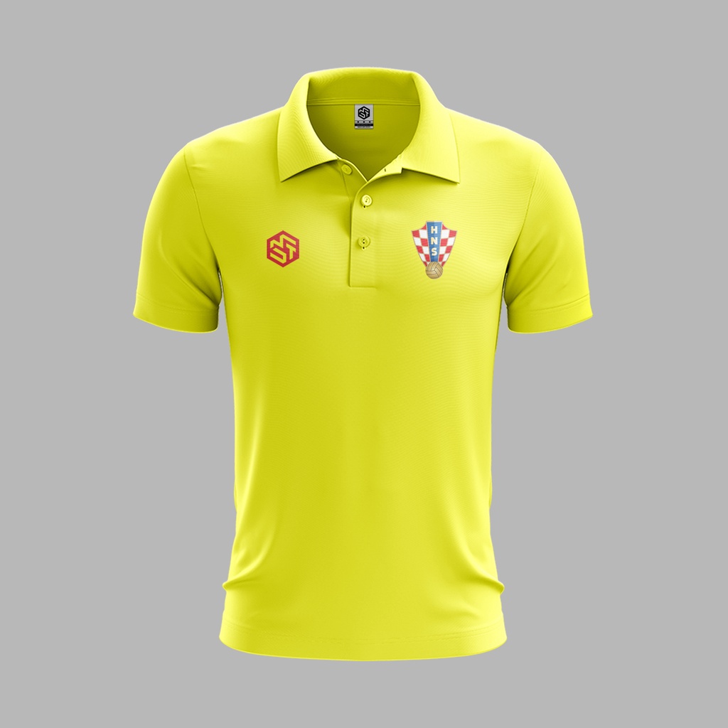 [READY STOCK] Croatia ''World Cup 2022" Jersey Yellow/Red - COLLAR ...